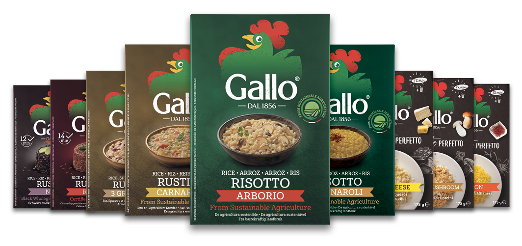 Die Reissorten von Riso Gallo in der Übersicht